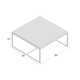Tobias Coffee Table Square | AllModern